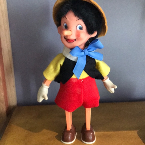 Disney | Accents | Vintage Disney Pinocchio Wind Up Toy 94s Works ...